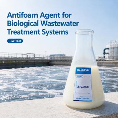 China BWF160 Antifoam Agent for Biological Wastewater Treatment Systems with Nonionic Formulation and 50-300 ppm Dosage for sale