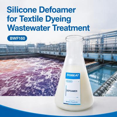 China Nonionic Silicone Emulsion Defoamer for Textile Dyeing Wastewater Treatment with 50-300 ppm Dosage for sale