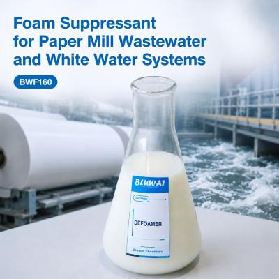 China Nonionic Silicone Emulsion Defoamer for Paper Mill Wastewater with 50-300 ppm Dosage for sale