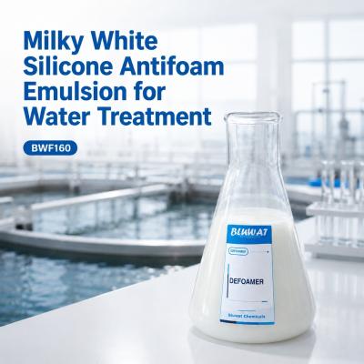 China Milky White Nonionic Silicone Defoamer with 50-300 ppm Dosage for Water Treatment for sale