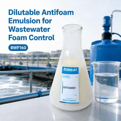 China Dilutable Nonionic Silicone Defoamer with 50-300 ppm Dosage for Wastewater Foam Control for sale