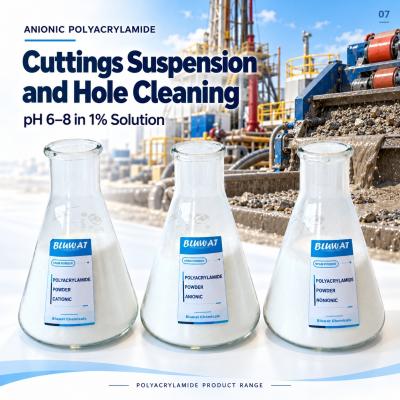 China Anionic Polyacrylamide APAM pH 6-8 in 1% Solution for Cuttings Suspension and Hole Cleaning Drilling Mud Additive for sale