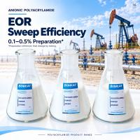 China Anionic Polyacrylamide APAM 0.1-0.5% Working Solution for EOR Sweep Efficiency Improvement in 25kg PE Bag for sale