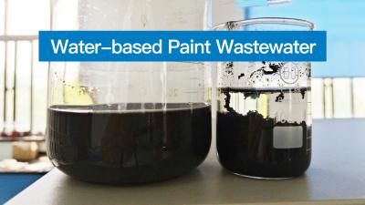 China Water Based Paint Wastewater Treatment Bluwat Water Decoloring Agent 55% for sale