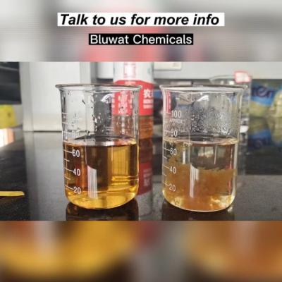 China Chemical Effluent Treatment By Bluwat Water Decoloring Agent Dicyandiamide Formaldehyde Resin for sale