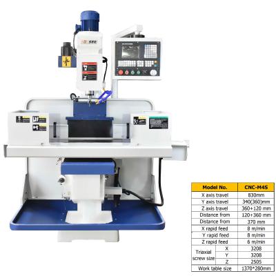 China CNC VMC Vertical Machining Center High Rigidity 0.025/300mm Positioning Accuracy for sale
