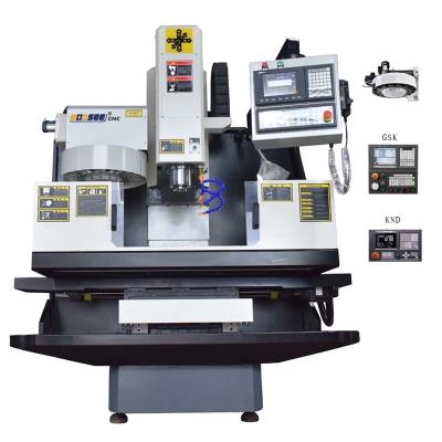China High Rigidity XYZ Axis CNC VMC Machine Three Axis 400KG Max Load for sale