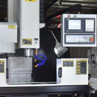 China Industrial CNC Precision Vertical Milling Machine 3 Axis 400 Max Load For Metal for sale