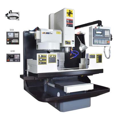China BT40 VMC Four Axis CNC Machine Vertical Machining Center 1800x420mm Work Table for sale