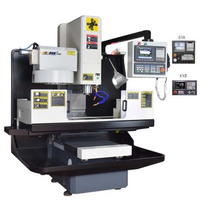China Strong Rigidity 3 Axis CNC Milling Machine Vertical 12 Pieces Tool Capacity for sale
