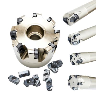 China Feed Milling Cutter Head Tungsten Carbide End Mill Shoulder Tool Shank Shrink Chuck for sale