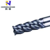 China 4 Flutes Square CNC Cutting Tool Carbide Cutter For Roughing Solid Carbide End Mill for sale