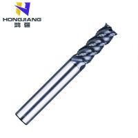 China 4 Flutes Square CNC Cutting Tool Carbide Cutter For Roughing Solid Carbide End Mill for sale