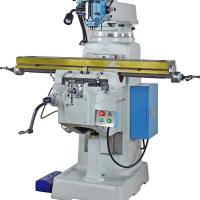 China 430mm Overarm Travel Metal Turret Milling Machine Vertical 1270*254 Table for sale