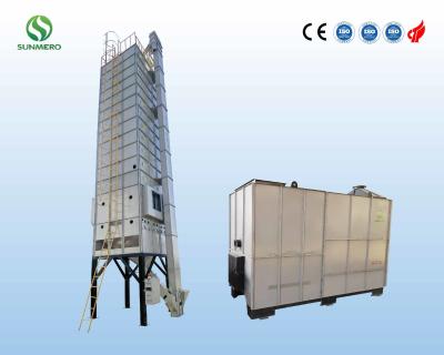 China 120 Tons/Batch Intelligent Rice Dryer 5.5kW With Husk Burner for sale