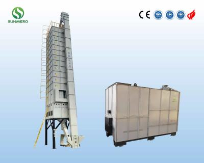 China 80T Paddy Dryer Machine Agriculture Farm Machine With Rice Husk Furnace for sale