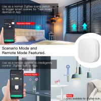 China Tuya Zigbee 3v Smart Button Switch Wireless Remote One Key Control Multi Scene Linkage for sale
