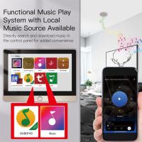 China Tuya Smart Home Security Background Music System Wall Amplifier Central Control Panel for sale