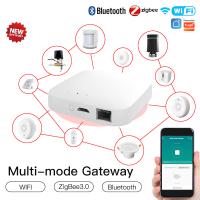 China 5V Smart Life Tuya Ble Mesh And Zigbee Wireless Gateway Hub for sale