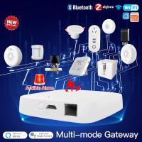China 5V Smart Life Tuya Ble Mesh And Zigbee Wireless Gateway Hub for sale