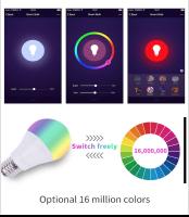 China Home Stepless Dimmable Voice Wifi Smart Light Bulb 80ra for sale