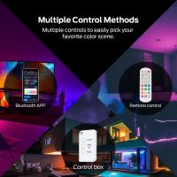 China 5m Smart LED Light Strip Remote Control Sync To Music Addressable SMD5050 Dream Color for sale