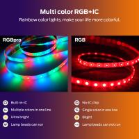 China 5m Smart LED Light Strip Remote Control Sync To Music Addressable SMD5050 Dream Color for sale