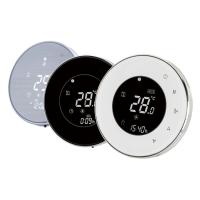 China Home Backlight Circular AC Touch Screen Smart Wireless Thermostat Remote Control for sale