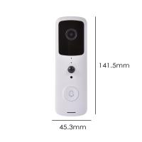 China Rechargeable Home Smart Wireless Video Doorbell Tuya Wifi Intercom Doorbell for sale