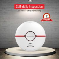 China Tuya App Control Photoelectric Optical WIFI Smart Smoke Detector For Home Security for sale