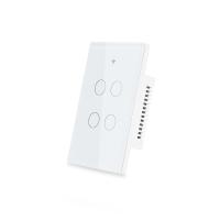China 1/2/3/4/6/8 Gang Light Smart Wifi Wall Switch RF433 need Neutral Wire Tuya App Control Works with Alexa for sale