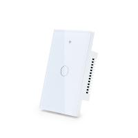 China US Standard Dustproof and Waterproof 1gang White Black Wifi touch Switch for Smart Home Automation for sale