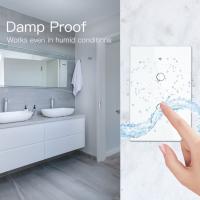 China Touch Glass Panel General Type 1/2/3/4 Gang Wifi Light Switch Smart Home 10A 90-260V for sale