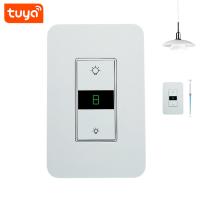 China Home Automation Apple HomeKit Wifi Three Way Dimmer Switch 90-110v Remote Control Wireless for sale