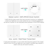 China Multi Gang Smart Switch Tuya Wifi Mechanical Switch Multi Function Smart Push Button Switch for sale