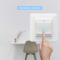 China EU UK Standard Tuya Smart Life WiFi Light Switch 10A 1 Gang Light Switch With LED Indicator for sale