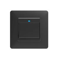 China Tuya Light 1 Gang Push Button Smart Wifi Wall Switch OEM Compatible With Alexa / Google Home for sale