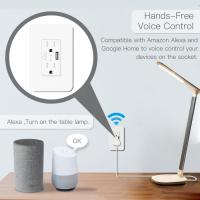 China Wifi Electrical Outlet Works With Alexa & Google Assistant for sale