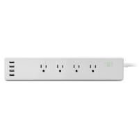 China Wireless APP Control Wifi Smart 4 Outlet Power Strip Tuya US 10A for sale