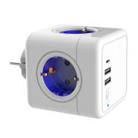 China USB+Type-C European Travel Smart Wifi Socket Plug 240 Volt Cube Power Outlet for sale