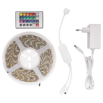 China 5m Rgb LED Strip Light Waterproof With Remote 5050 Smd 44 Key Remote for sale