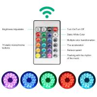 China 5m Rgb LED Strip Light Waterproof With Remote 5050 Smd 44 Key Remote for sale