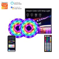 China USB Wifi Controlled Led Strip 2 Rolls Of 32.8ft 16 Million Colors for sale