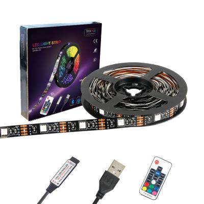 China SMD 5050 IP65 Waterproof RGB Flexible Smart LED Light Strip 12V 5A Power Supply for sale