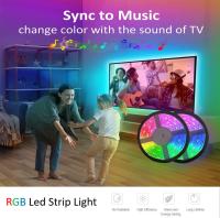 China SMD 5050 IP65 Waterproof RGB Flexible Smart LED Light Strip 12V 5A Power Supply for sale
