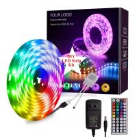 China DIY 50 Feet LED Strip Lights , SMD5050 Smart Bluetooth LED Strip Lights for sale
