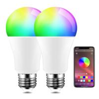 China 100LM/W 5W 7W 9W 12W E27 E26 B22 Smart Wifi LED Bulbs Color Changing CE ROHS FCC for sale