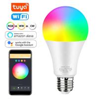 China Dimmable E26 Smart WiFi LED Bulbs Works with Alexa Google Home 2700K-6500K RGBWW for sale