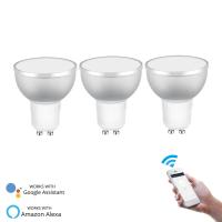 China Alexa & Google Assistant Wifi Smart Light Bulb Gu10 RGB Multicolor for sale