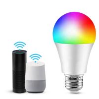 China Music Wifi Color Changing Light Bulb 80Ra Stereo Audio Wifi Bulb With Speaker Remote Control for sale